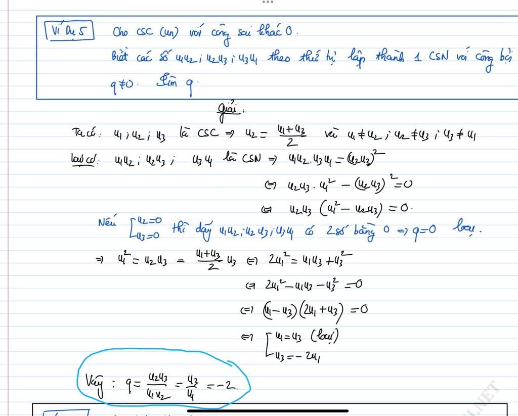 Vi Du S Cho CSC (un) ver cory sai khác 0 Biết các số uzi Busuu theo thứ ...