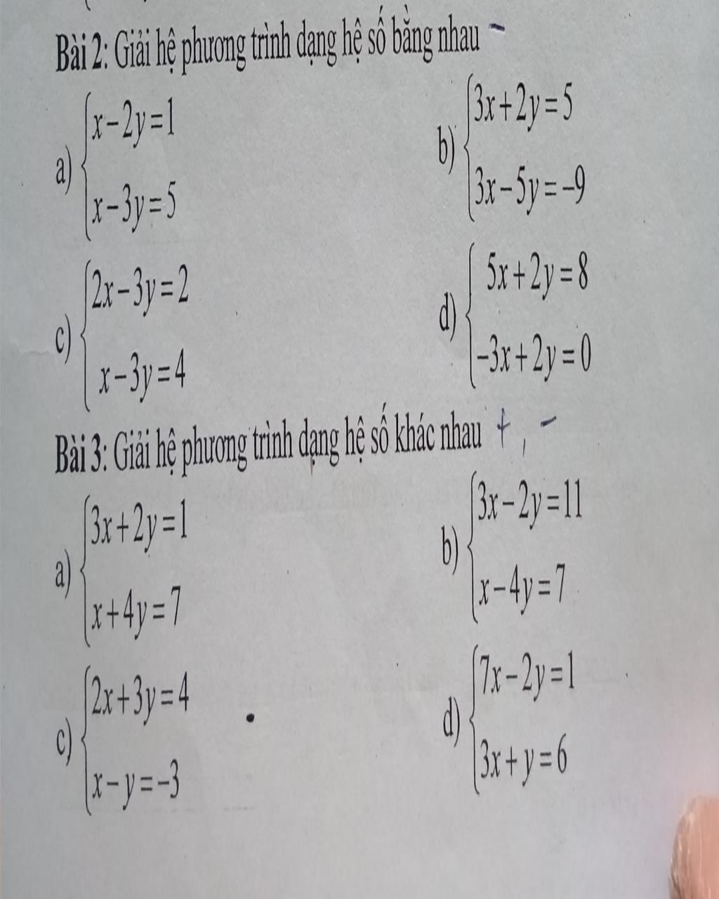 B i 2 Gi i H Ph ng Tr nh D ng H S B ng Nhau X 2y 1 3x 2y 5 A B X b-i-2-gi-i-h-ph-ng-tr-nh-d-ng-h-s-b-ng-nhau-x-2y-1-3x-2y-5-a-b-x
