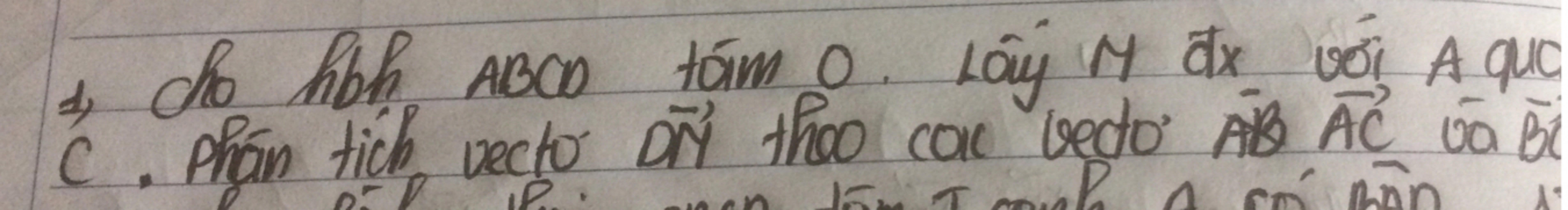 4 d ho hbh ABCD C tam o. Lay N dx Lay M dx voi A quc AC va in A 00 c ...