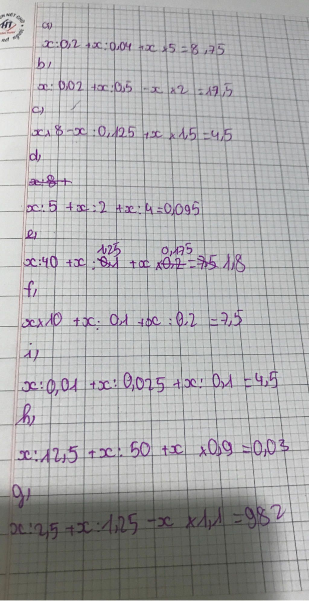 NET nd CHO C1) 00:02+00:0,04 +0 +5 = 8,75 bi bc: 0,02 toc: 0,5 -xx2=175 ...