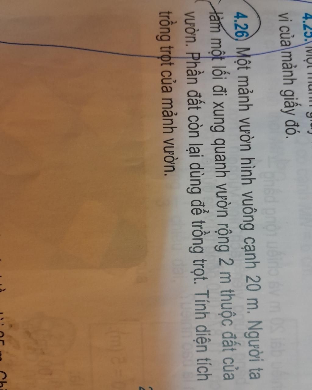 vi của mảnh giấy đó. pro ueiro év m OS isb usin 4.26) Một mảnh vườn ...