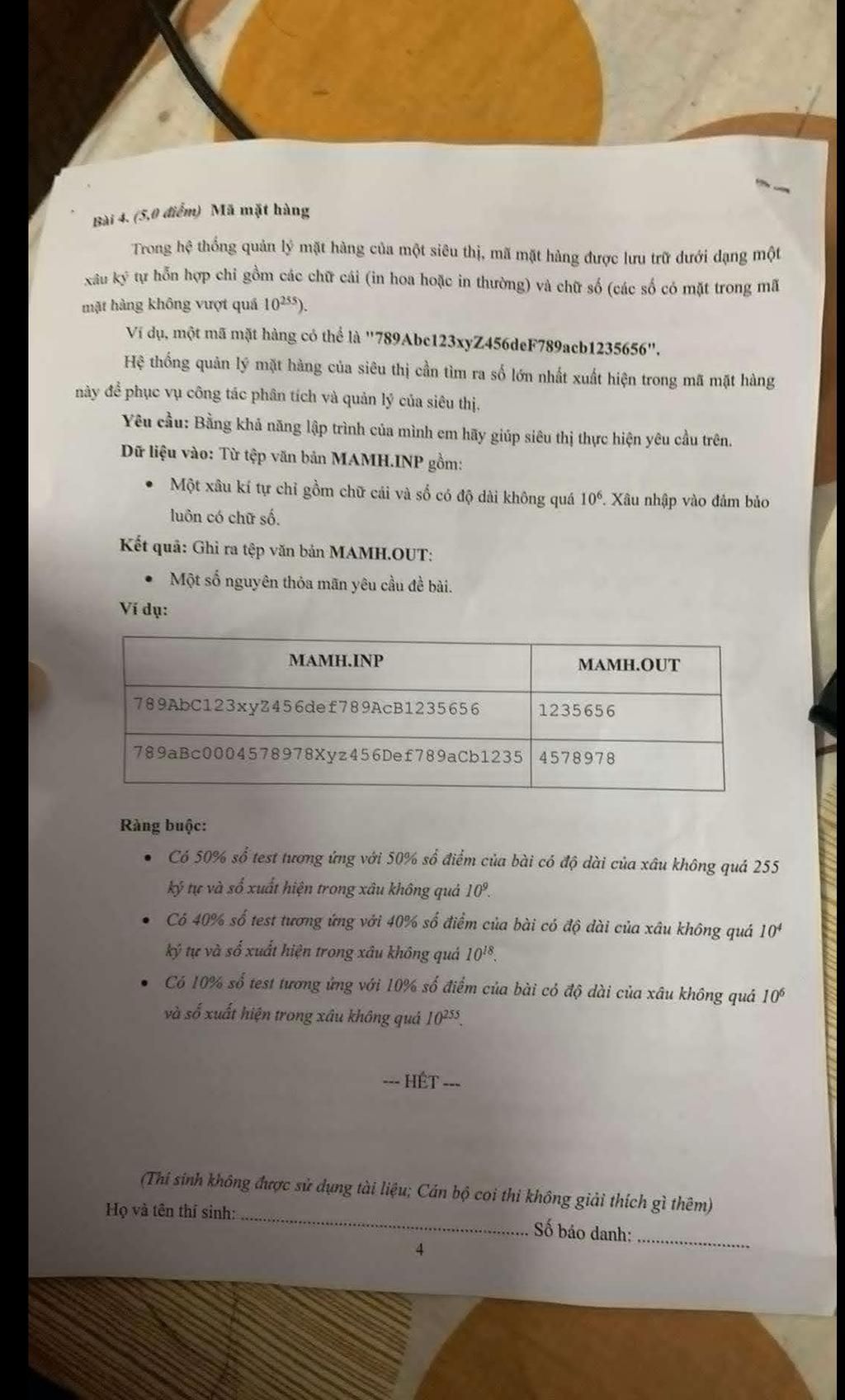 50 test, 1s/test, các a chấm giùm e ạ #include using namespace std ...