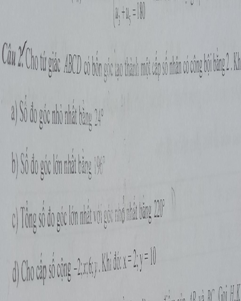b) đo góc nhỏ nhất hàng ( lớn nhất với các nhà nhất bằng m c) Cho caps ...