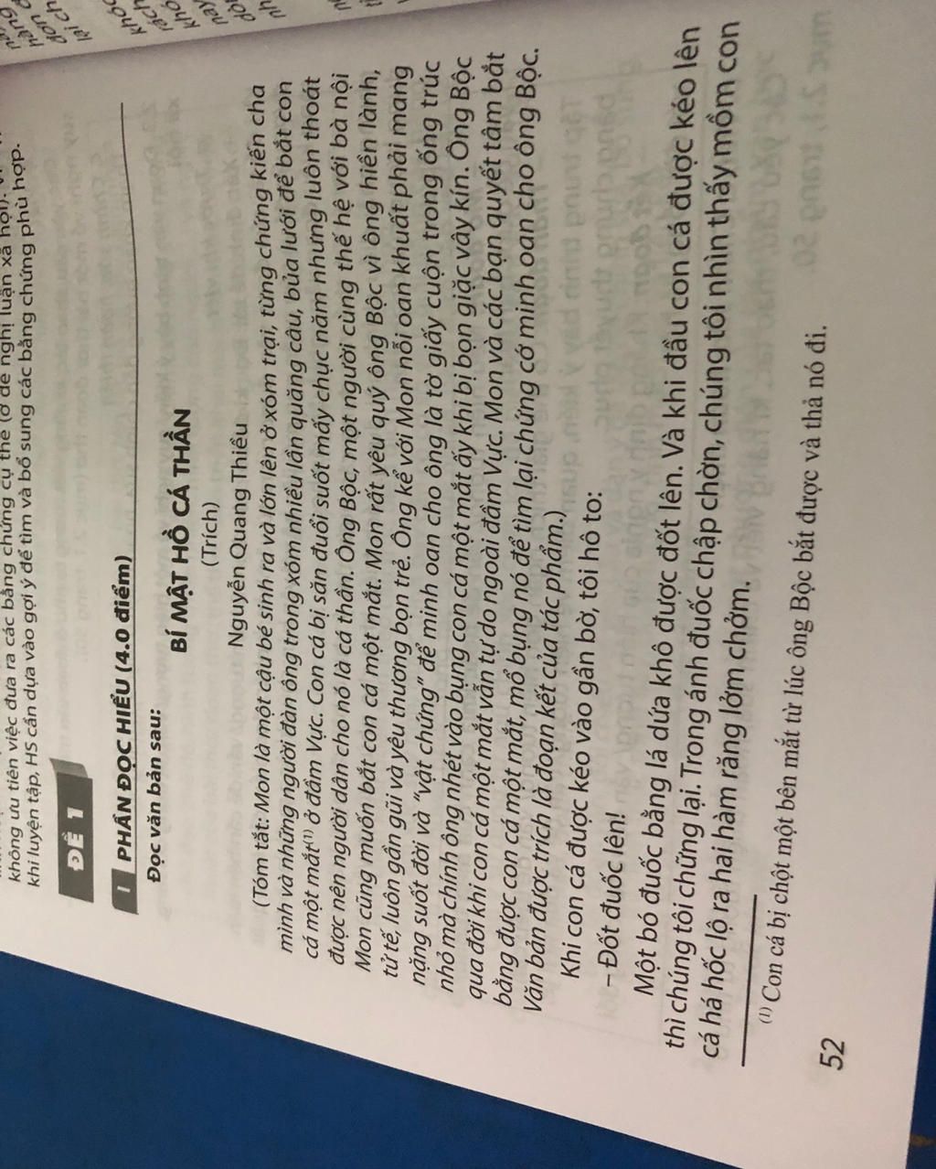 Tlch: 1. Viết đoạn văn khoảng 200 chữ phân tích một nhân vật trong văn ...