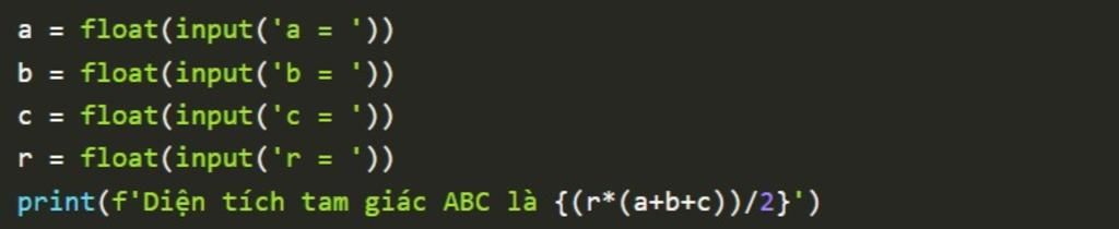 CALLI: Latex NL:Dùng latex ghi bẳng kiểu này kiểu j ạa = float(input('a = ')) b = float(input('b ...