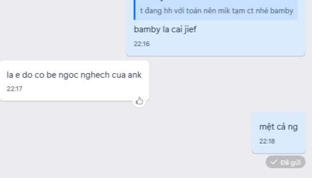 t đang hh với toán nên mik tạm ct nhé bamby bamby la cai jief 22:16 la ...