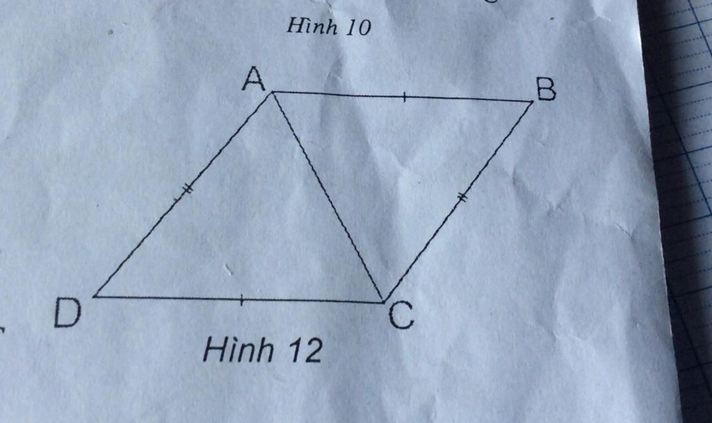 Bài 15 a)chứng minh tam giác ABC bằng tam giác CDA b)chứng minh AB song ...