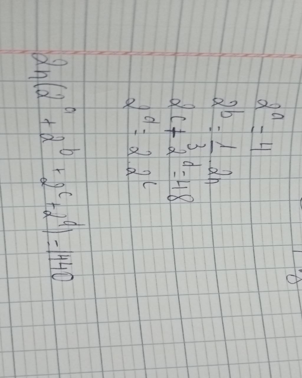 4 17 2c+2d-48 R 20 201 200 24/2 C + b 440