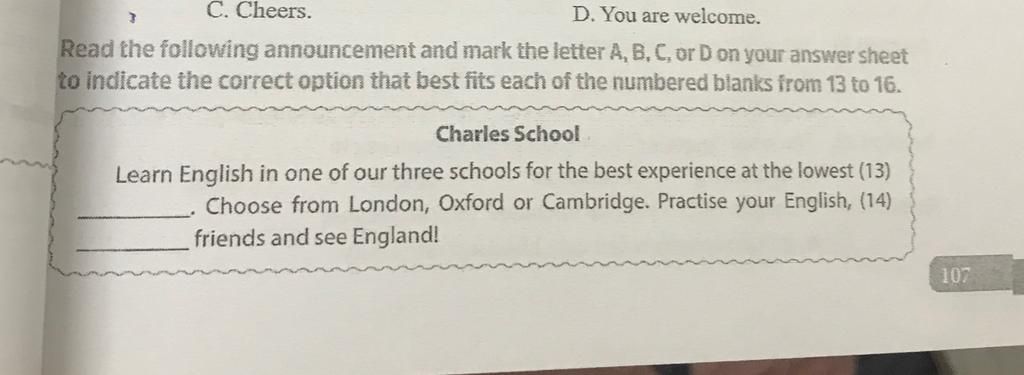 Lm giúp mk từ câu 13 đến câu 17 vs ạ,ai lm đng mk cho 5 sao và ctlhn ạ3 ...