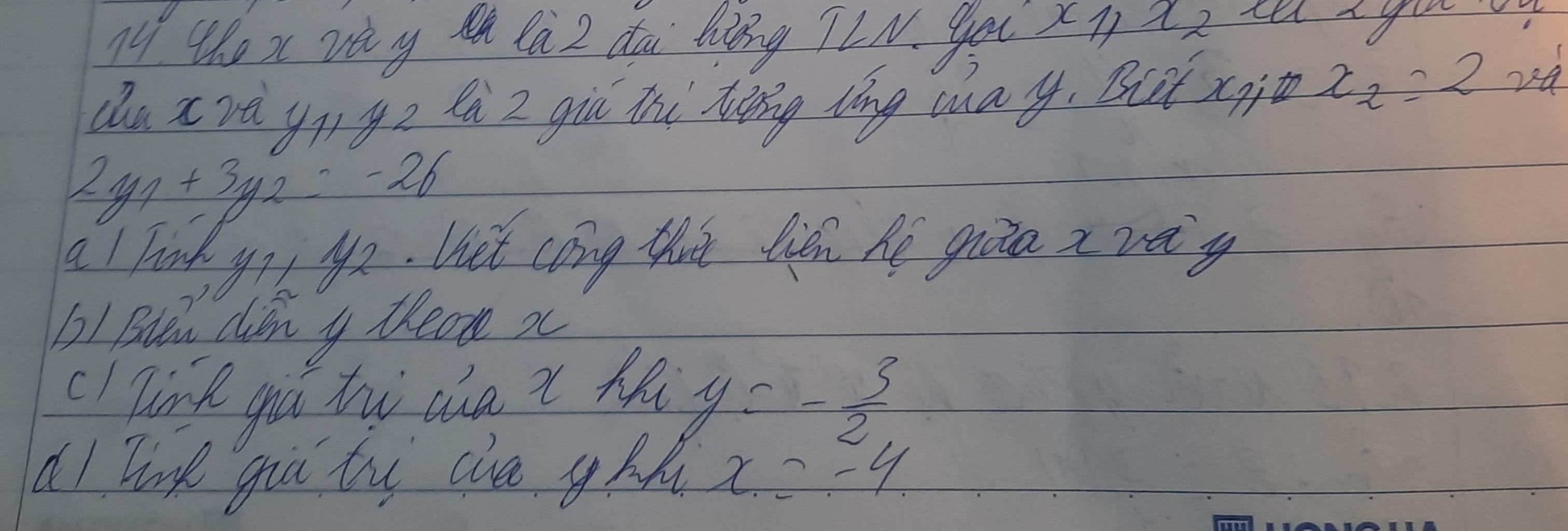 14 the x vay Ok 17 12 la 2 dai hing TLN. You' x 11xz la 2 gia this ling ...