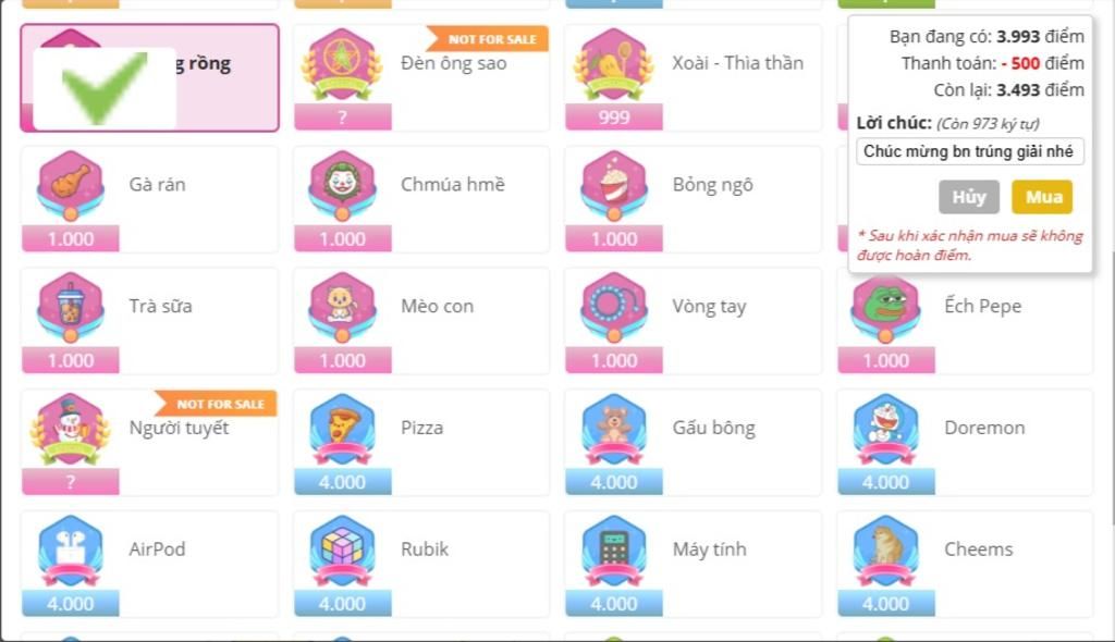 Calli: Event. `100 -> 200` `-` Trúng `=` chill `500` `8h45` công bố ...