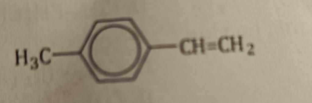 Tên gọi không phải của X là? A.1-methyl-4-vinylbenzene B.p ...