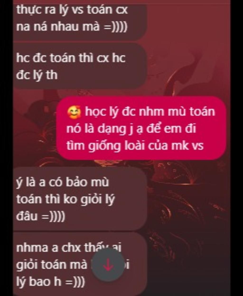 hand : cần tìm dân tón nhm dốt lý vô diểm danh ạ =)))thực ra lý vs toán ...