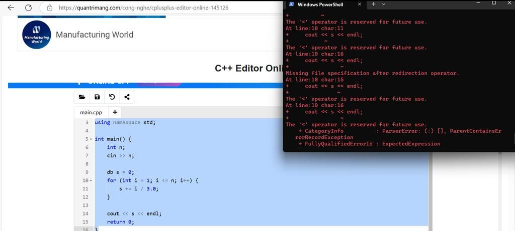 W Manufacturing World https://quantrimang.com/cong-nghe/cplusplus-editor-online-145126 ...