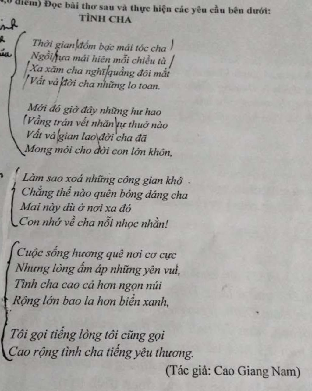 Phân tích bài thơ "Tình chả" của tác giả Cao Giang NamR ia Đọc bài thơ ...