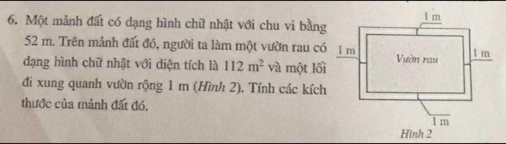 giúppppppppppppppppppppppppppppp emmmmmmmmmmmmmm vssss ạ6. Một mảnh đất ...