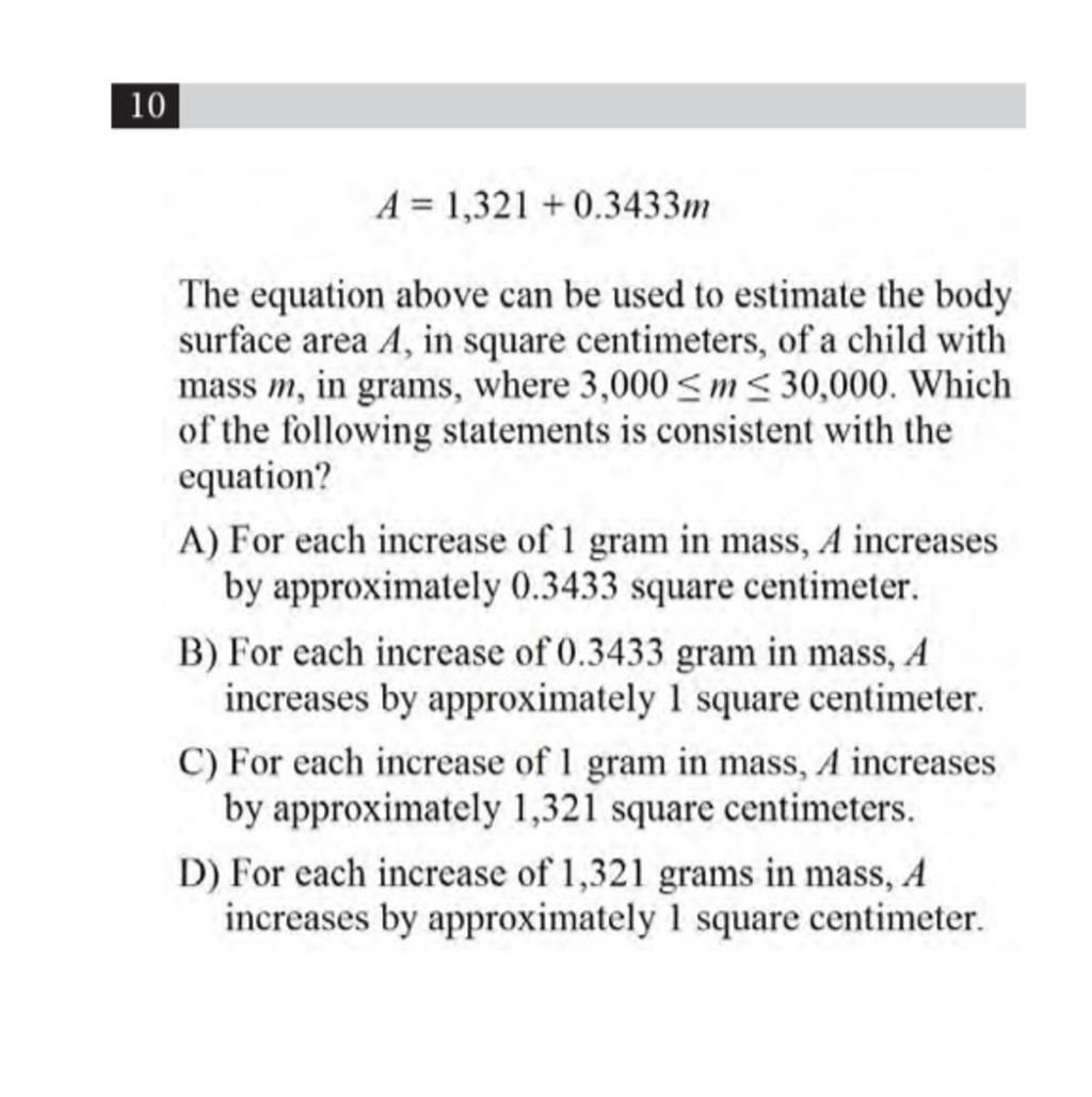 10 A 1,321 +0.3433m The equation above can be used to estimate the body ...