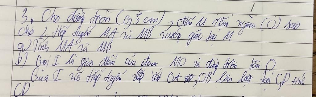 3. Cho die from (G5 cm), the une Jai M жаш cho I the highes MA in MB or ...