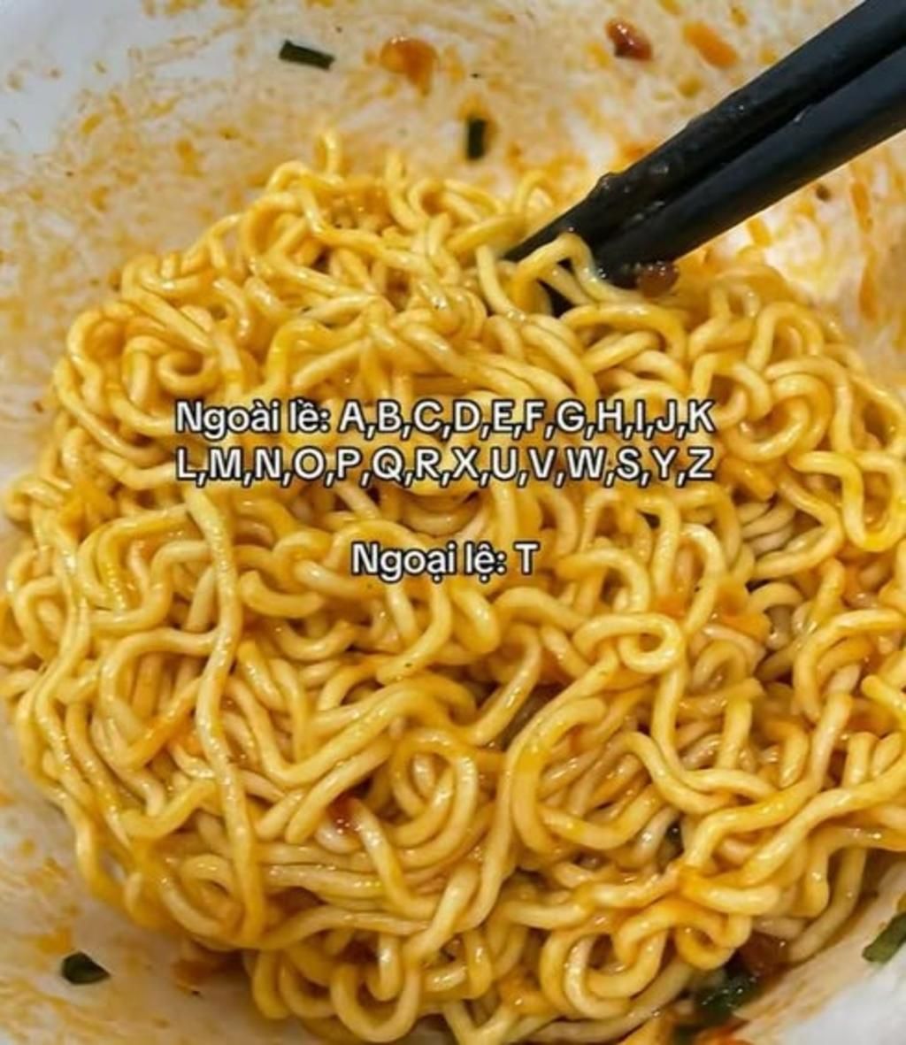 Ngoài lề A,B,C,DEF,GHIK L,M,N,O,P,Q,R,X,U,V,W,S,Y,Z Ngoại lệ: T