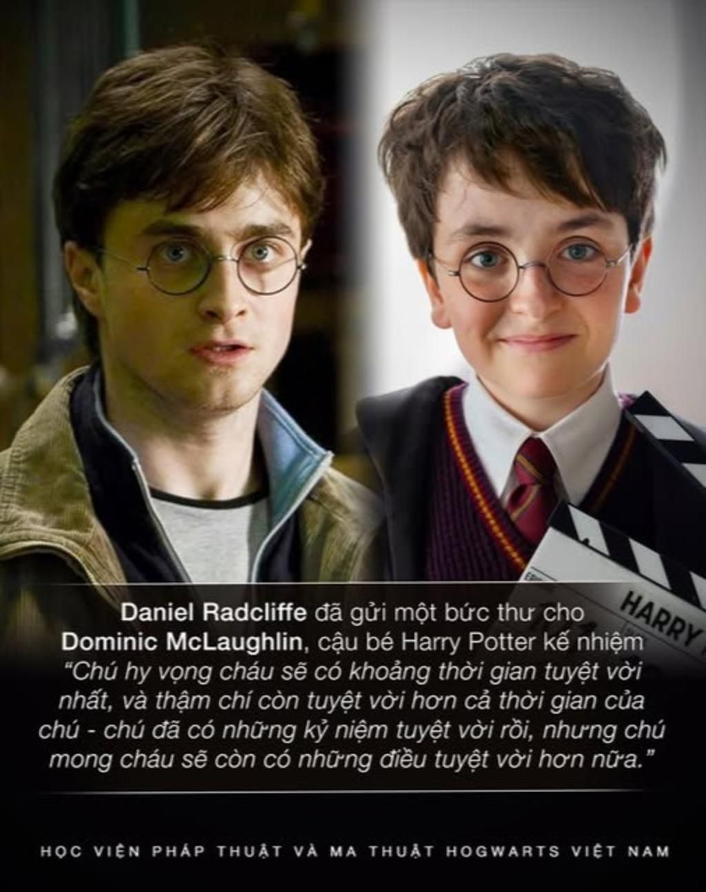 HARRY Daniel Radcliffe đã gửi một bức thư cho Dominic McLaughlin, cậu ...