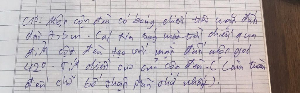 Cười lên cận đèn có bóng chiến trên căn đến dai 7,5m. Cad tin sung mat ...