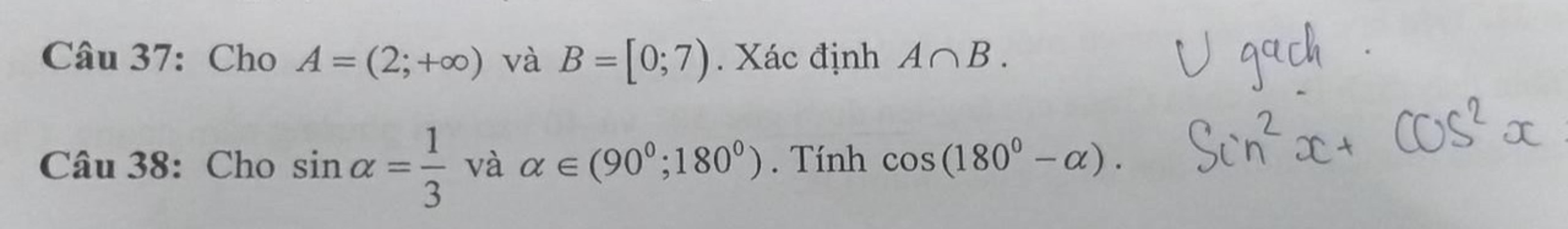 Làm giúp mình bài này nhanh lên với, mình cần gấp. 2Câu 37: Cho A= (2 ...